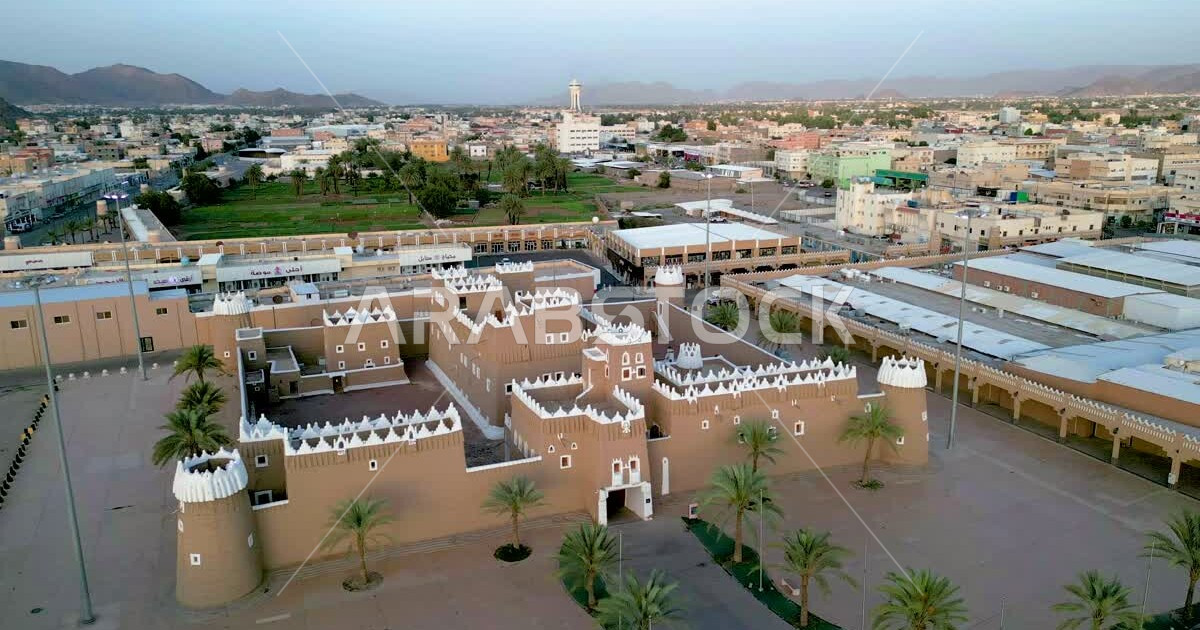 Architectural engineering art, the Emirate's historic palace in the ...