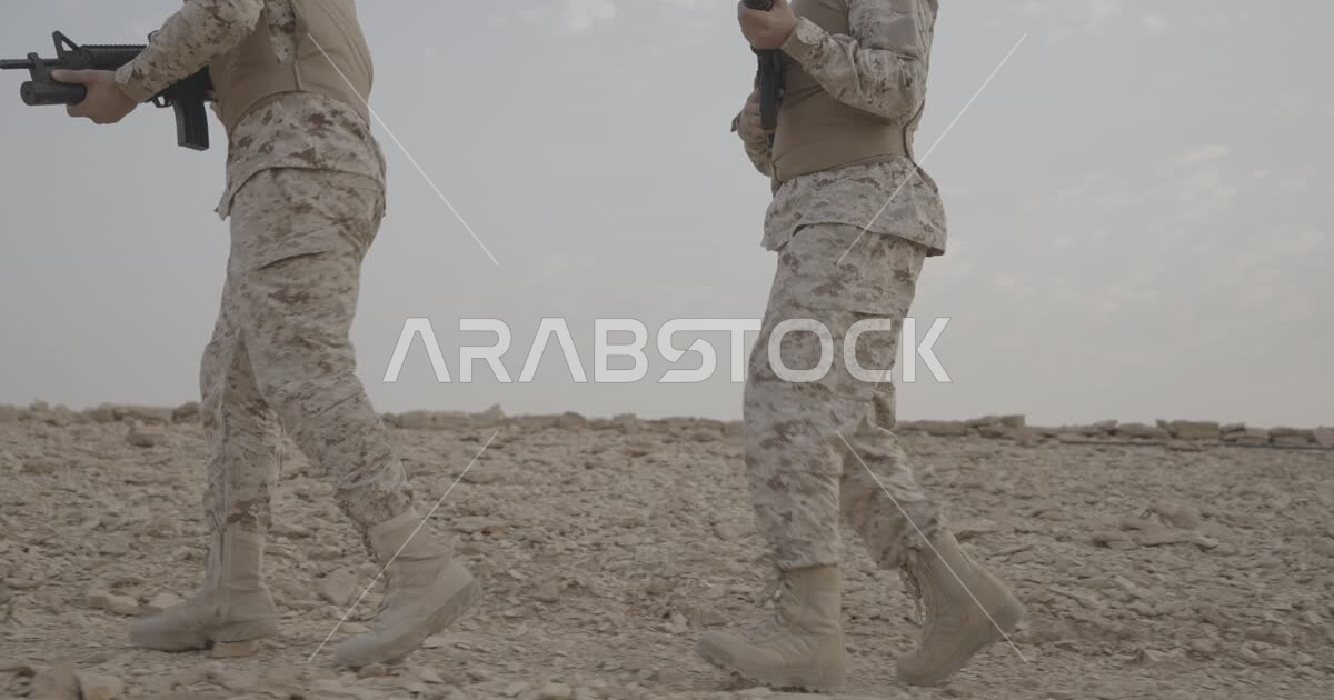 Maintaining state border security, military training for the Saudi ...