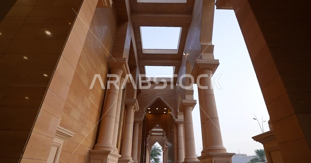 King Khalid bin Abdulaziz Al Saud Center building in Buraidah, Kingdom ...