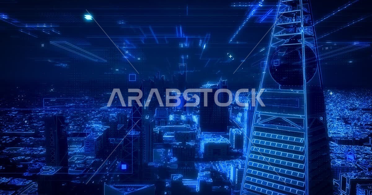 Moving objects in blue, the urban development of the city of Riyadh in ...