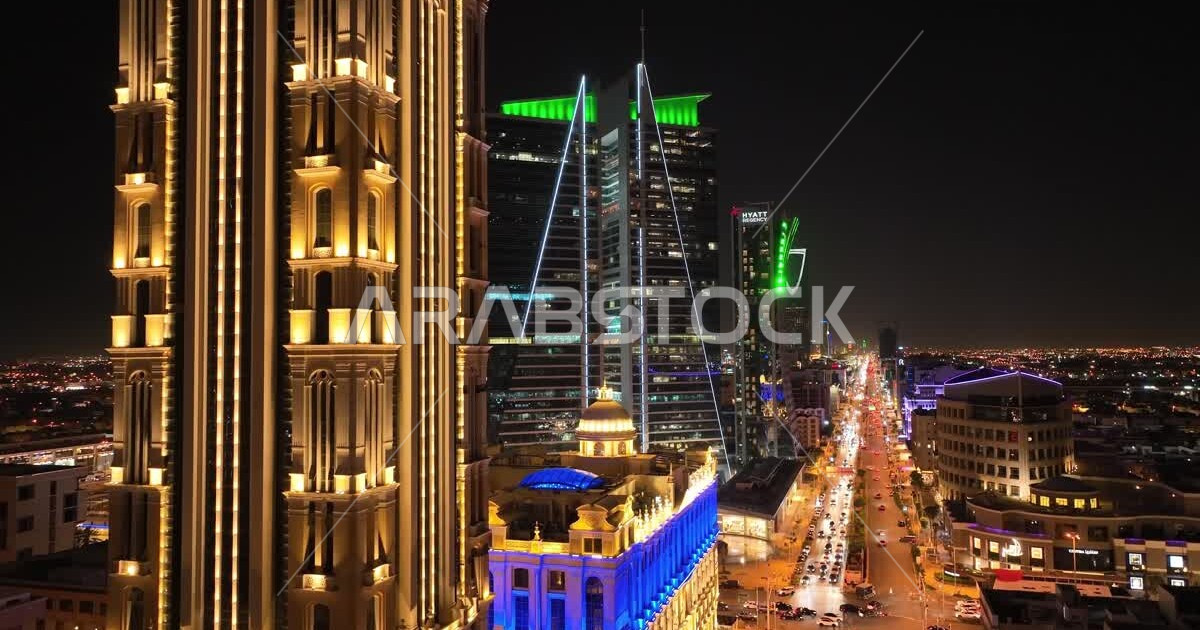 The Narcissus Hotel Tower in the city of Riyadh in the Kingdom of Saudi ...
