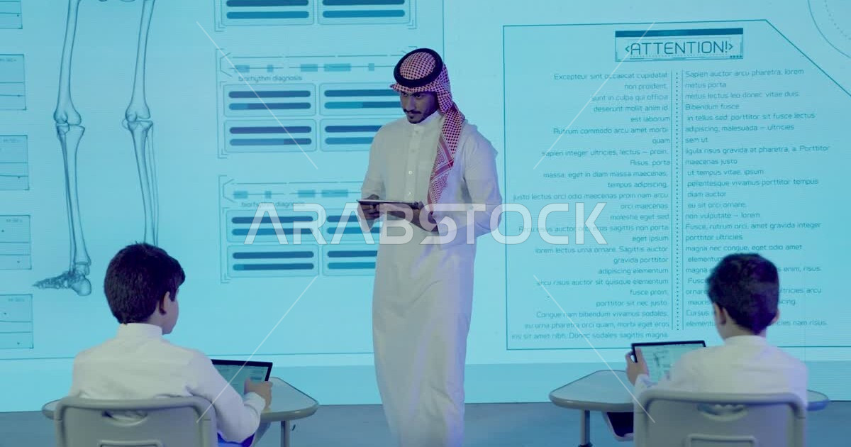 Teaching methods in Saudi Arabia, a group of Saudi Arabian Gulf ...