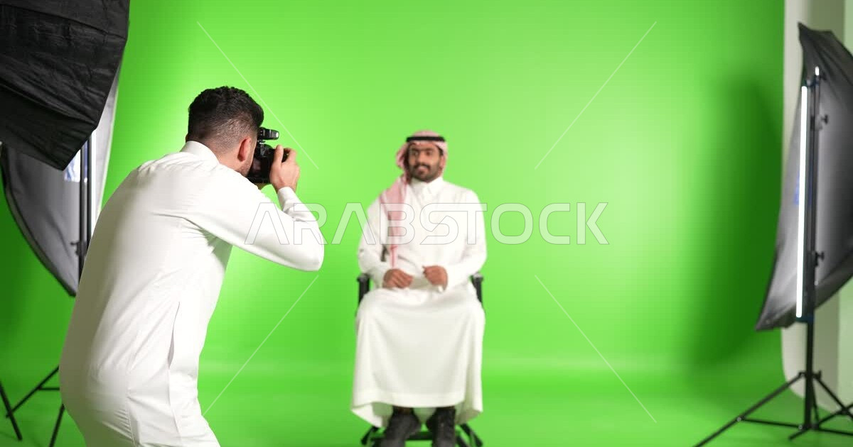 Chroma for a photo session in the studio, advertising marketing ...