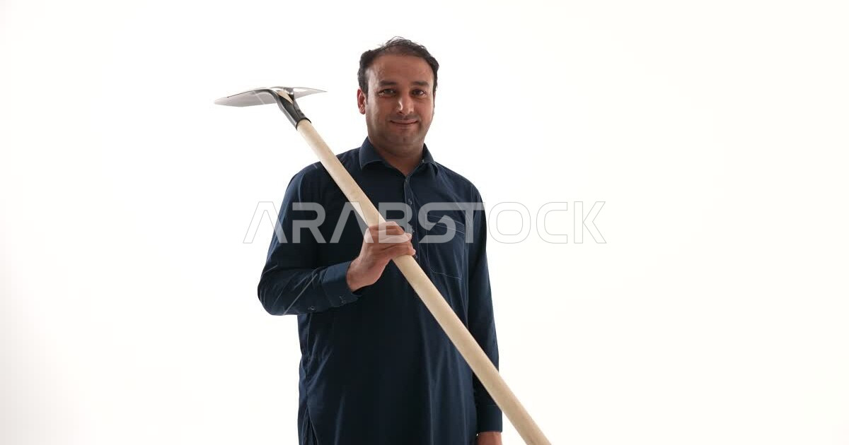Professional farmers in the agricultural profession, harvesting and ...