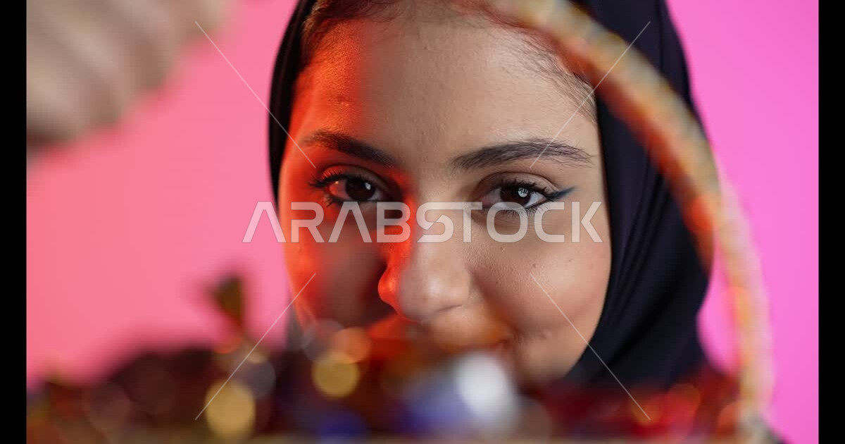 Good hospitality and honoring guests, facial gestures indicating ...