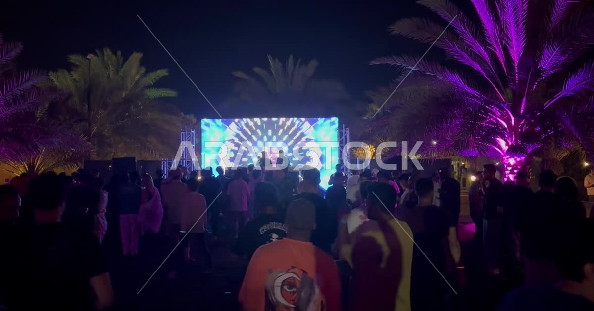 Lights and lighting for concert stages, Riyadh season celebrations and ...