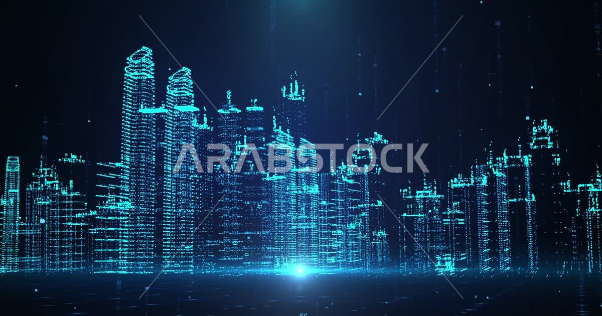 Towers and skyscrapers in the Kingdom of Saudi Arabia, moving objects ...