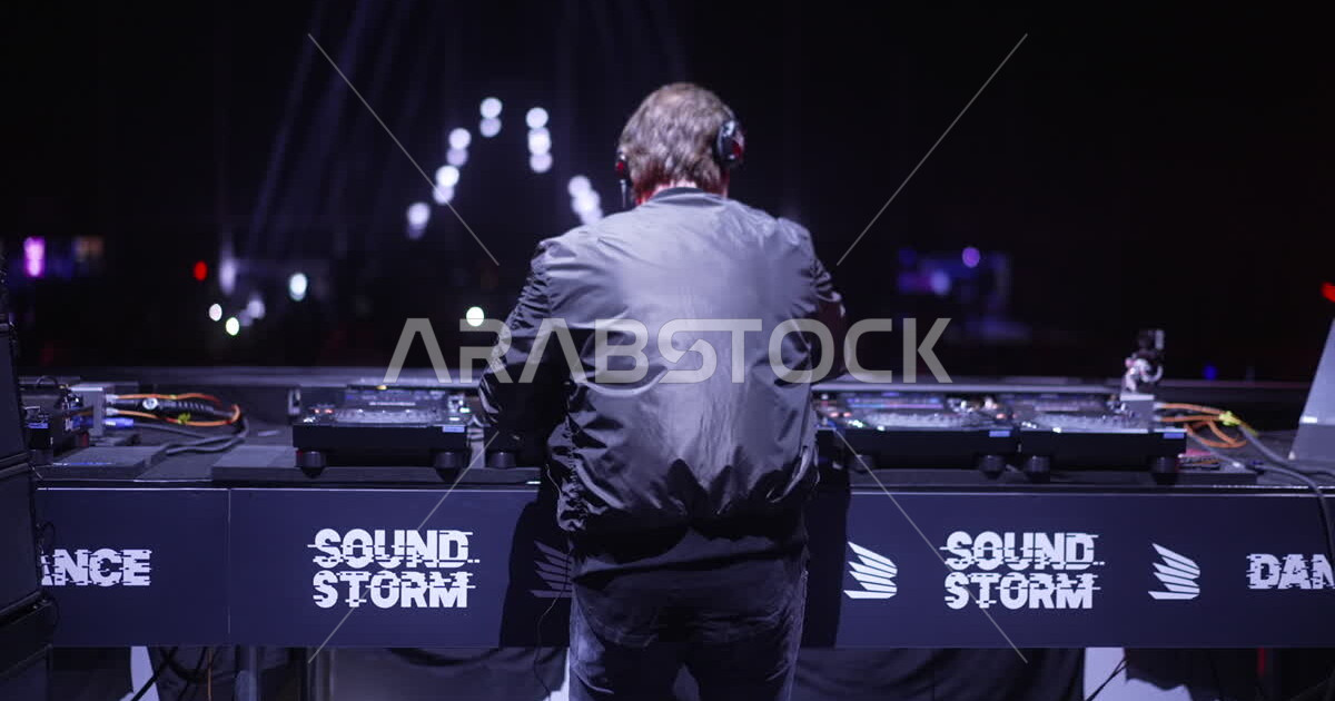 Performing a concert at the Middle Beast Festival in Riyadh, the DJ ...
