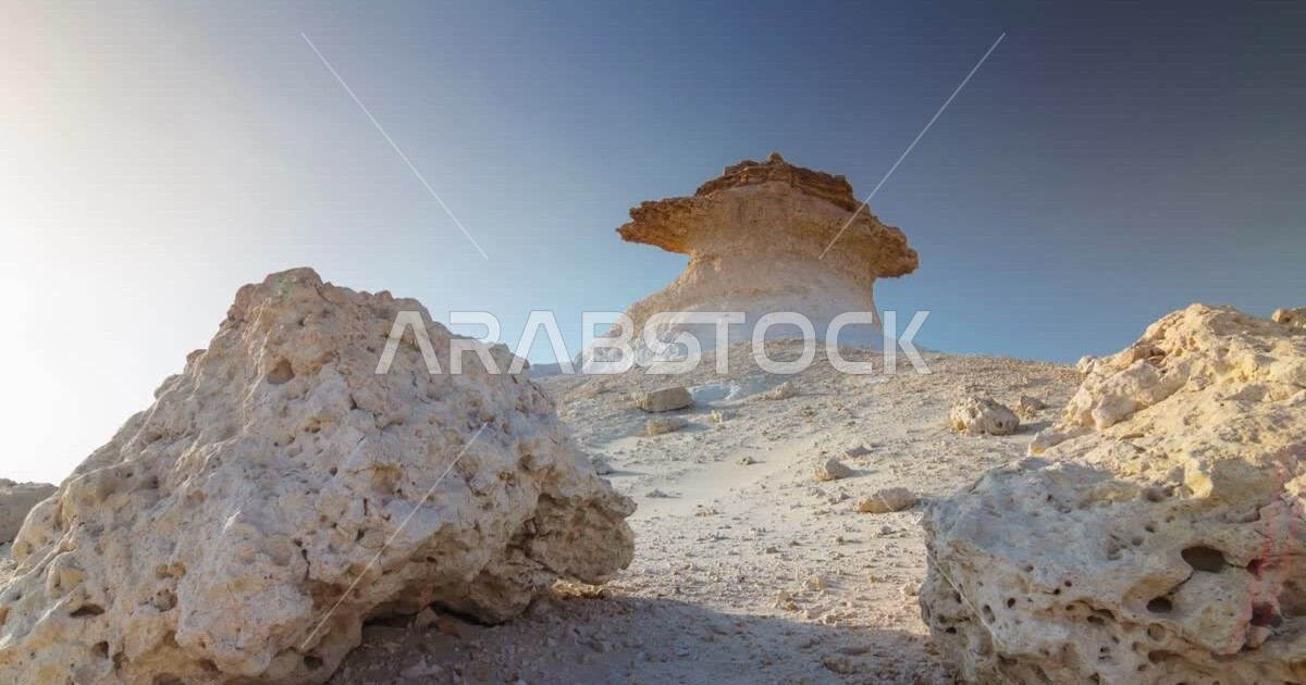 Drone photography of the natural formations and formations of limestone ...