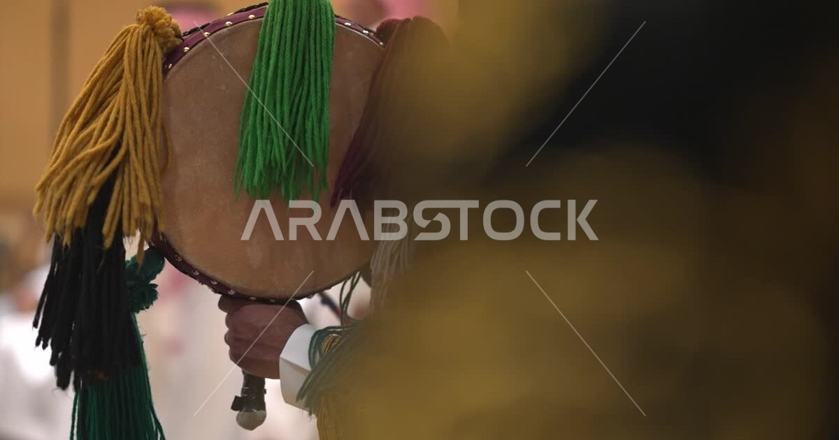 The Southern Ardha and Folklore, a close-up depiction of a Saudi ...
