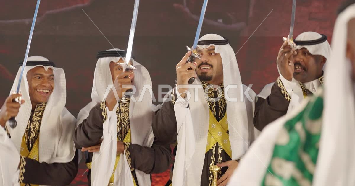Saudi folklore, traditional national celebrations and occasions on the ...