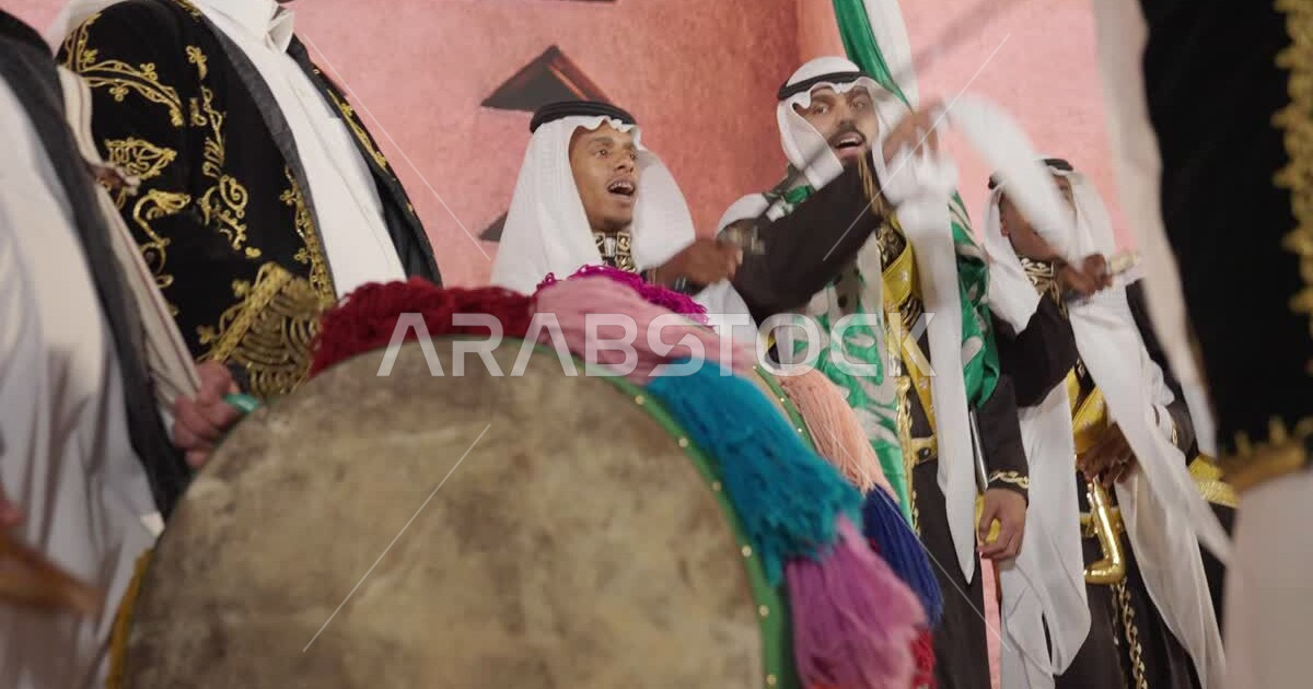 The folk costume of the Dakla and the traditional folklore, traditional ...