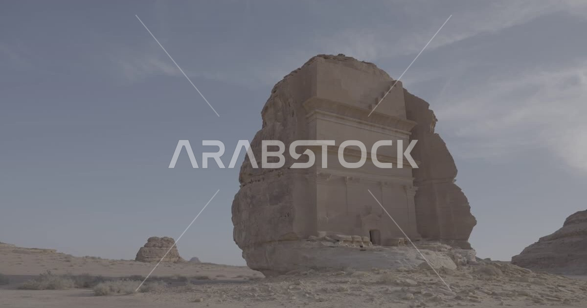 Ancient historical monuments in the Kingdom of Saudi Arabia, drone ...