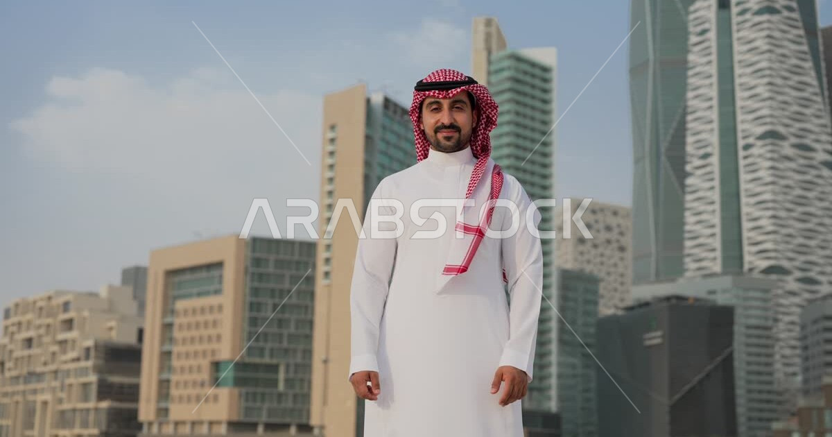 Standing confidently and looking at the camera, pride and pride in the ...