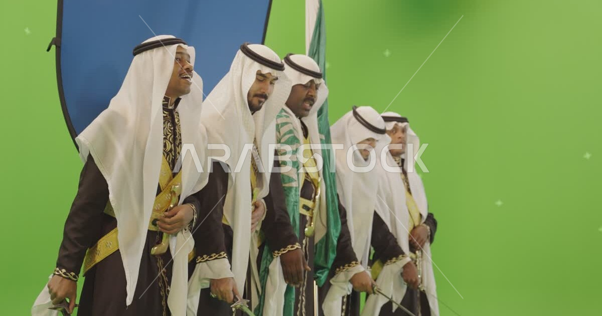Wearing costumes for traditional national celebrations and events ...