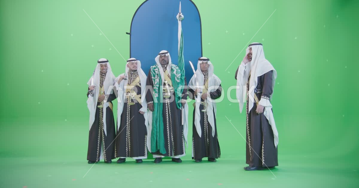 Hymns and dancing with swords on the Saudi National Day, September 23 ...
