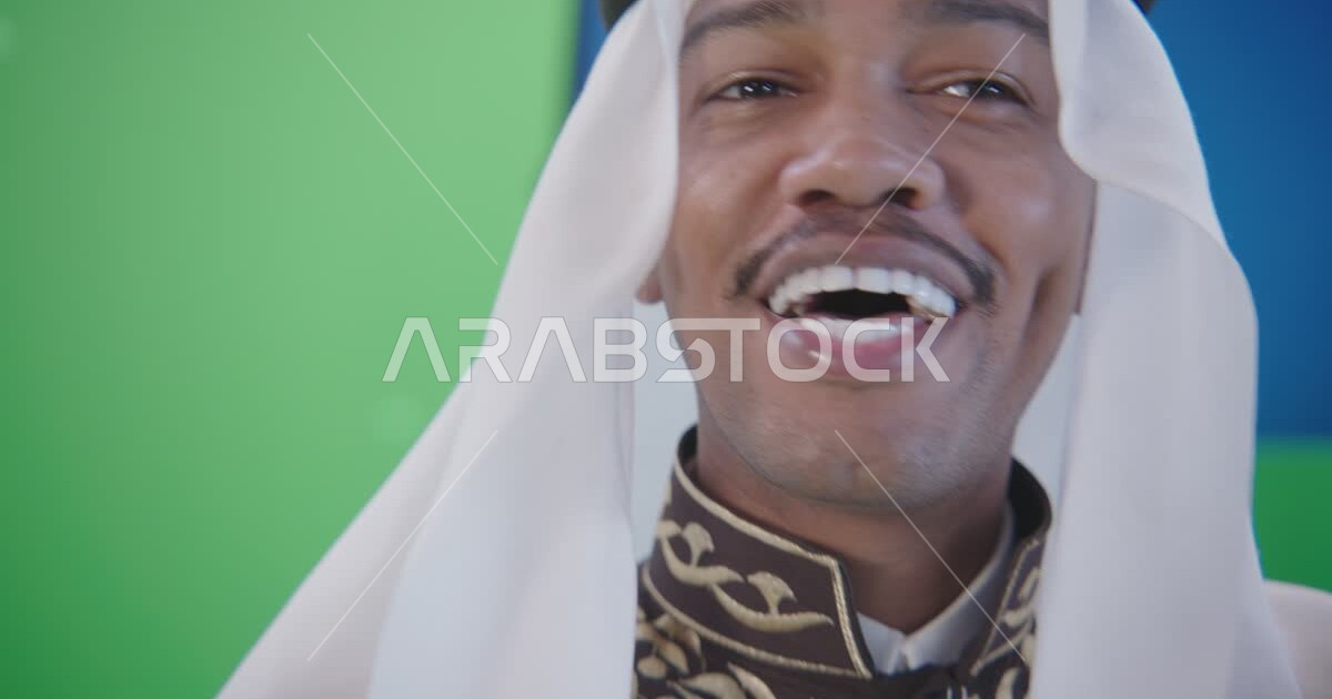Saudi National Day, Flag Day celebration March 11, close-up photography ...