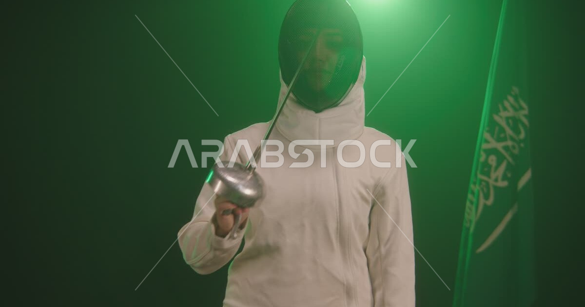 Saudi Flag Day, March 11, close-up photography of a Saudi Arabian Gulf ...