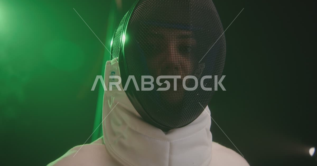 National Day, Rabi’ al-Awwal 8, fencing practice, close-up photography ...