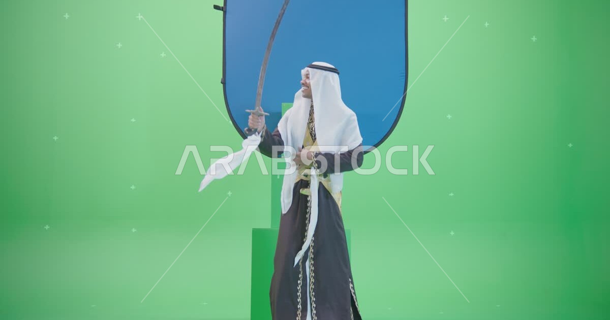 Showing the heritage of the southern region, using swords in folk dance ...