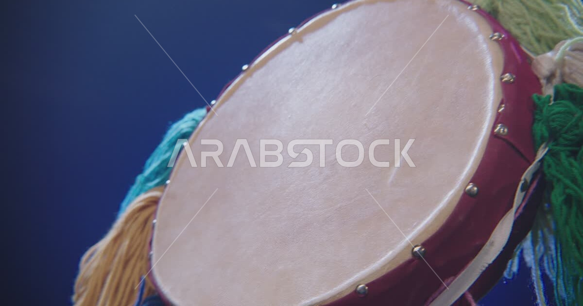Close-up photography of a Saudi Gulf Arab man wearing a traditional ...