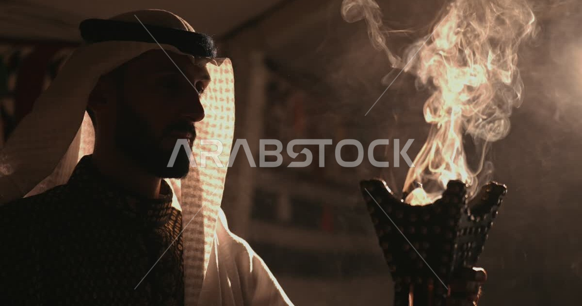 The authenticity of Saudi customs and traditions, fumigation and ...