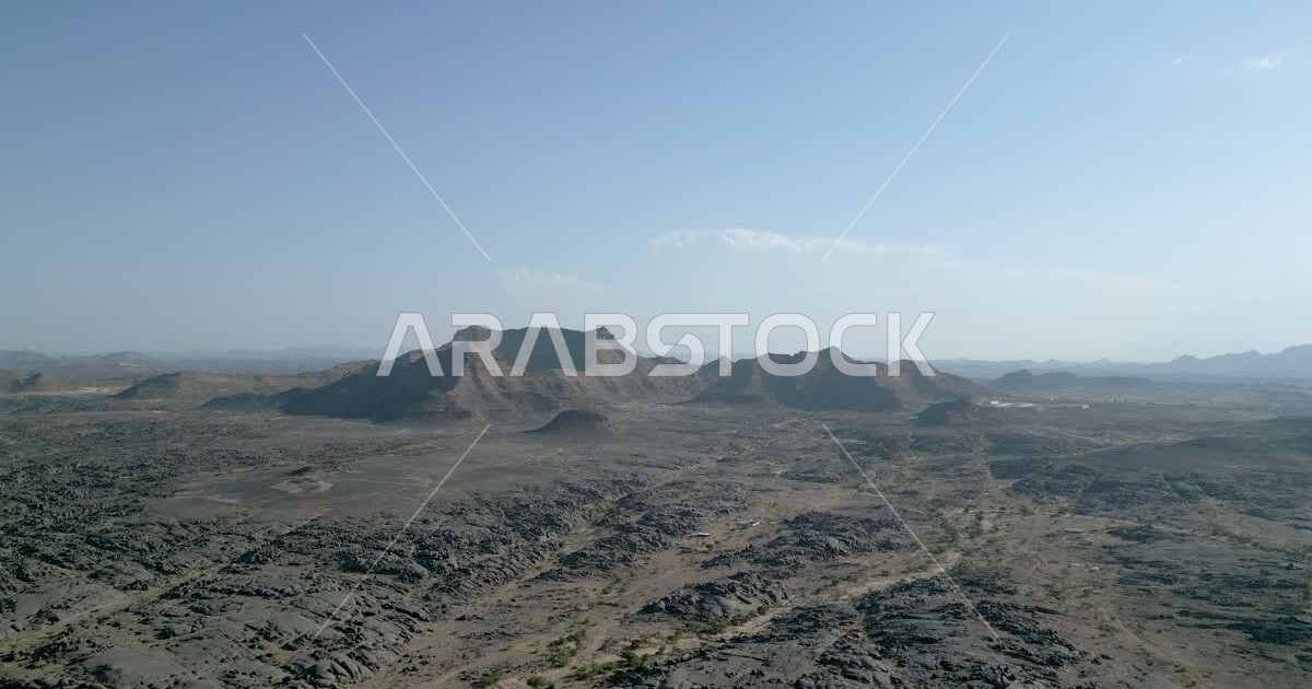 Famous tourist attractions, aerial photography of mountain peaks and ...