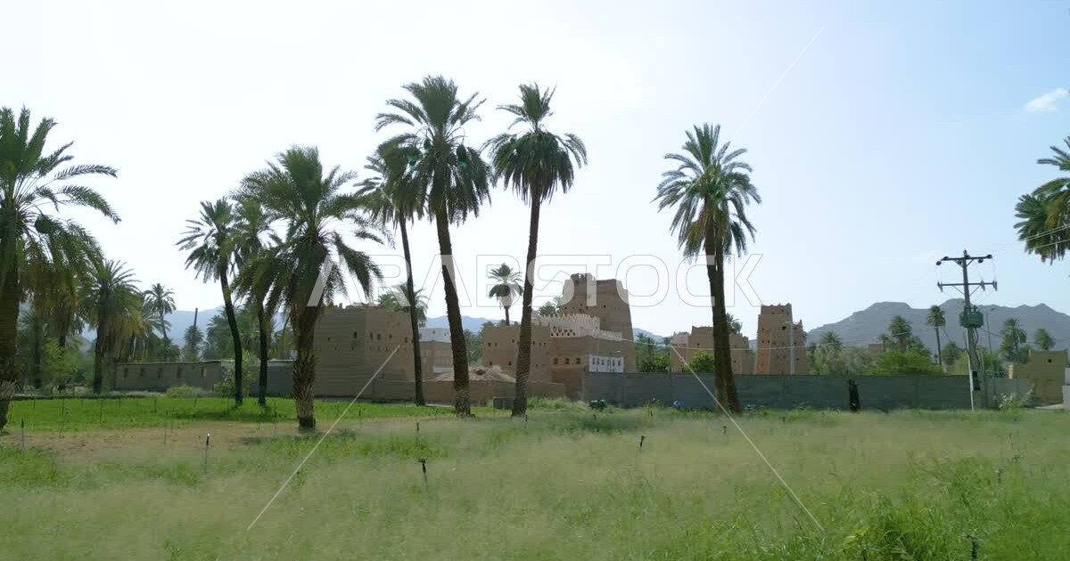 The archaeological design of the historical building in the Aba Al-Saud ...