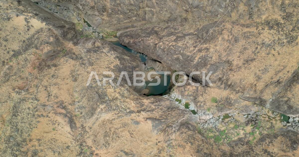 Mountainous regions and places in the Kingdom of Saudi Arabia, drone ...