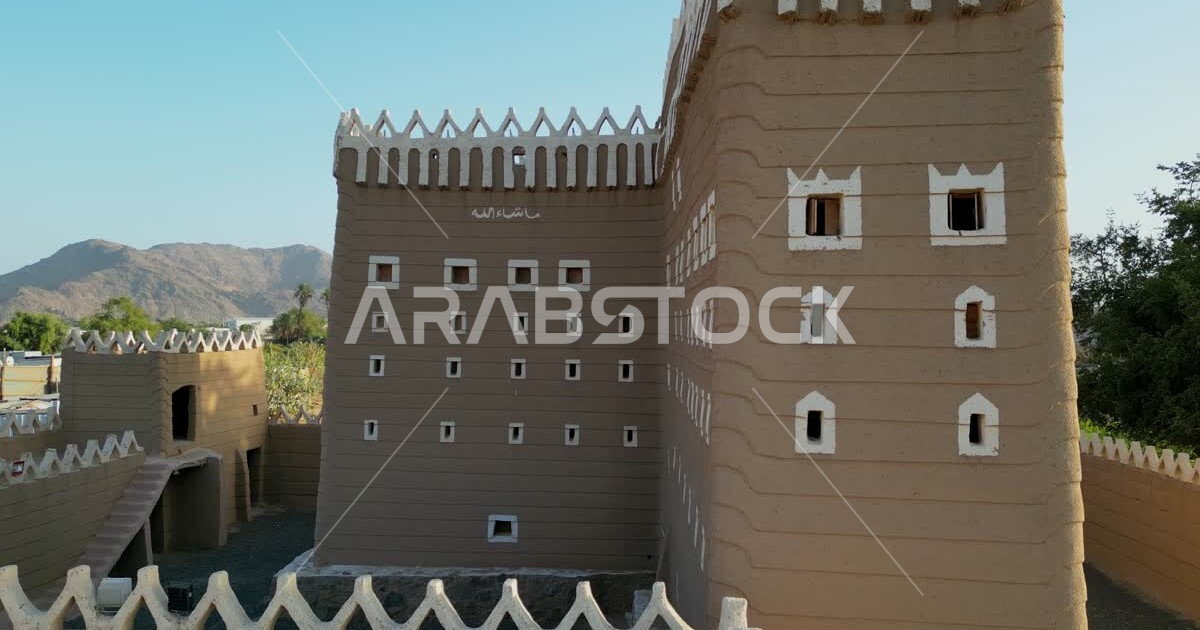 Famous historical archaeological landmarks in the daytime, drone ...