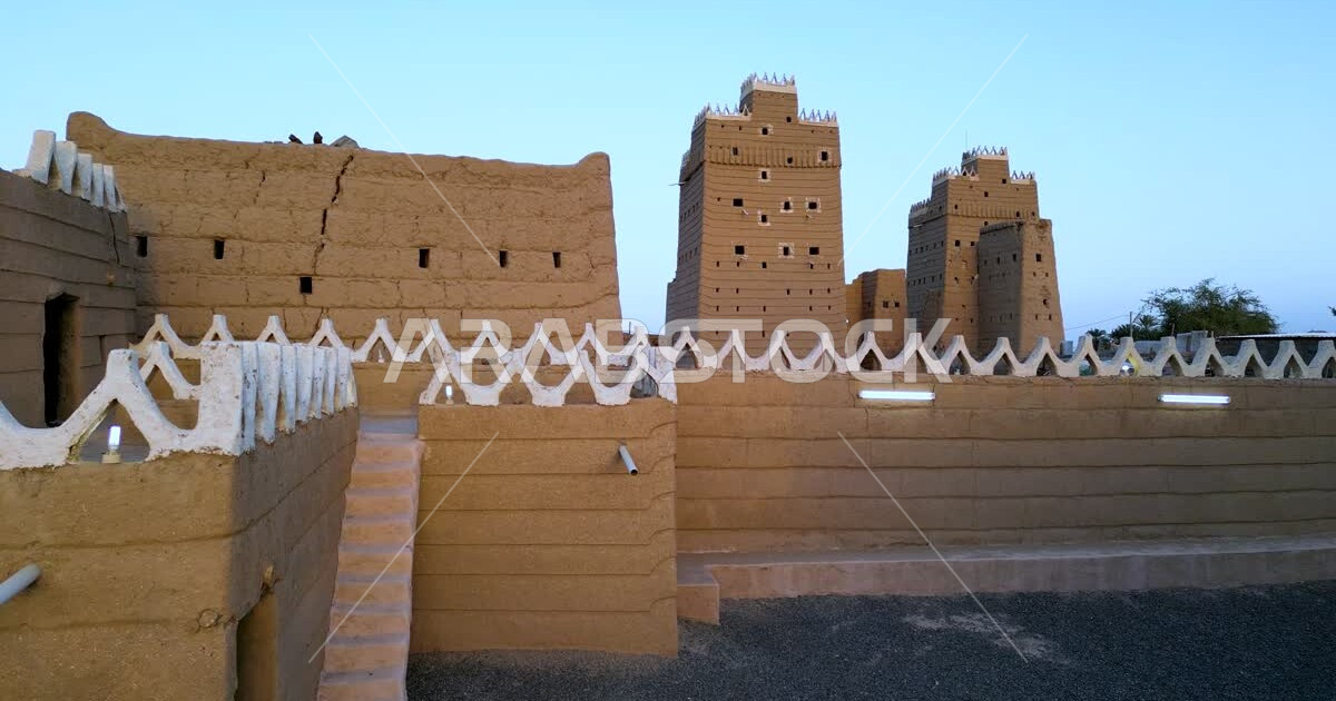 Al Munjam village in the ancient heritage city of Najran, famous ...