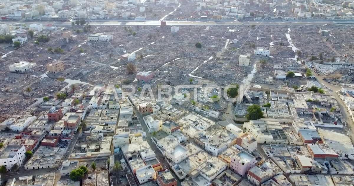 Working on the development of buildings and slums in the Kingdom of ...