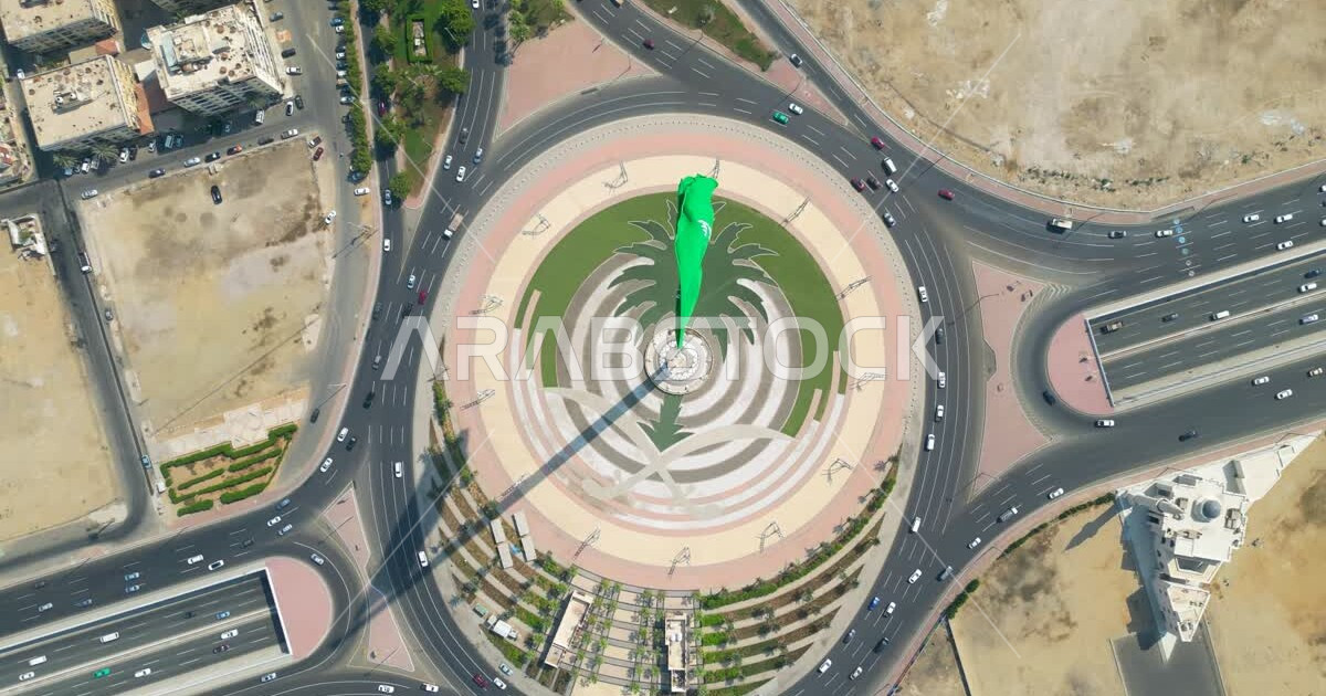 The Kingdom’s flag flying high on the longest poles in the world, a ...