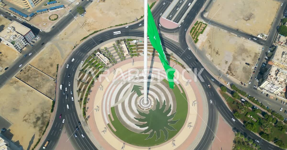 Traffic movement on the roads and public streets in the city of Jeddah ...