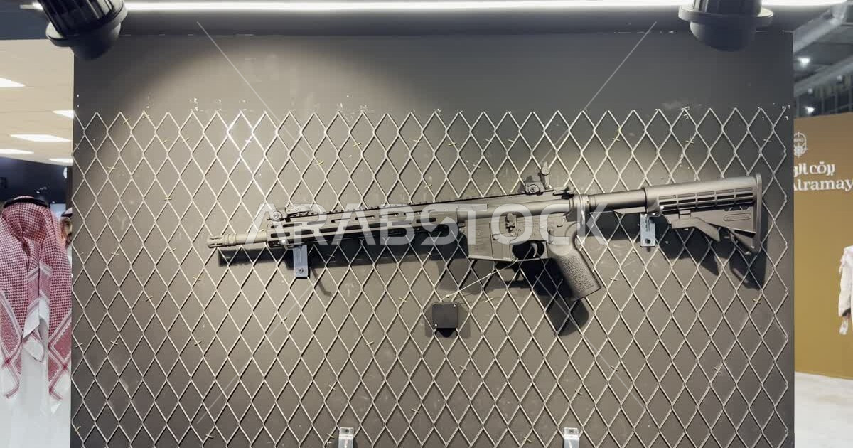 Pride in the ancient Saudi heritage, displaying various types of ...