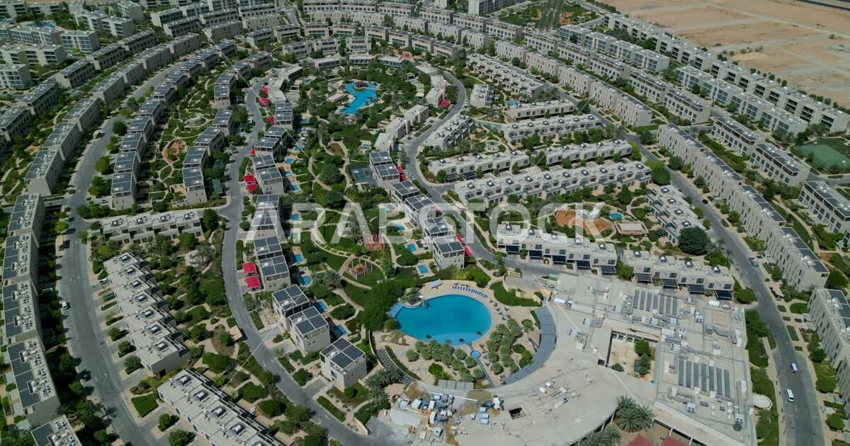 Architectural engineering art in design, a compound in the city of ...