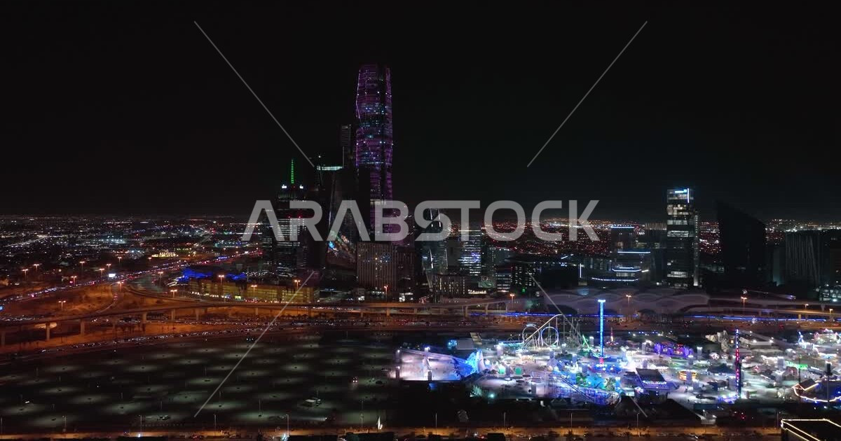Entertainment events and celebrations in the Riyadh season, night ...