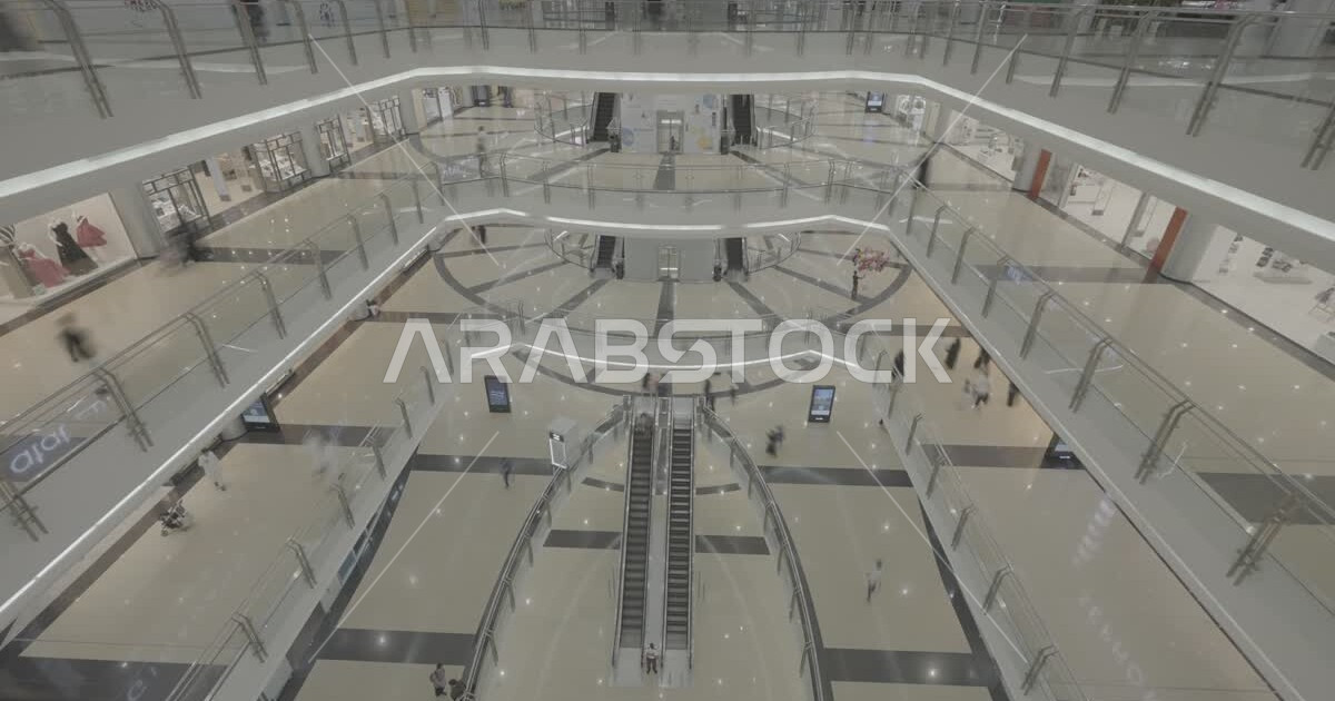 Timelapse of the Saudi Mall, architectural engineering art in design ...