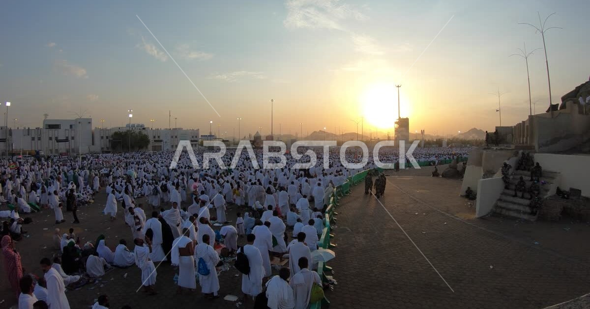 Hajj season in the Kingdom of Saudi Arabia, the arrival of Muslims from ...