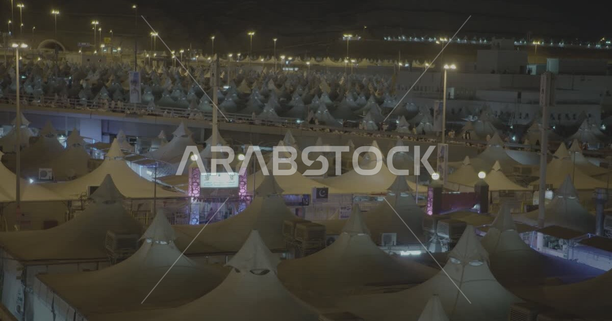 Sacred Islamic religious landmarks and places in Saudi Arabia, a close ...