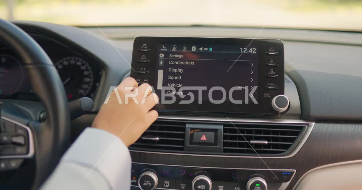 Listening to soothing music while driving on public roads and streets ...