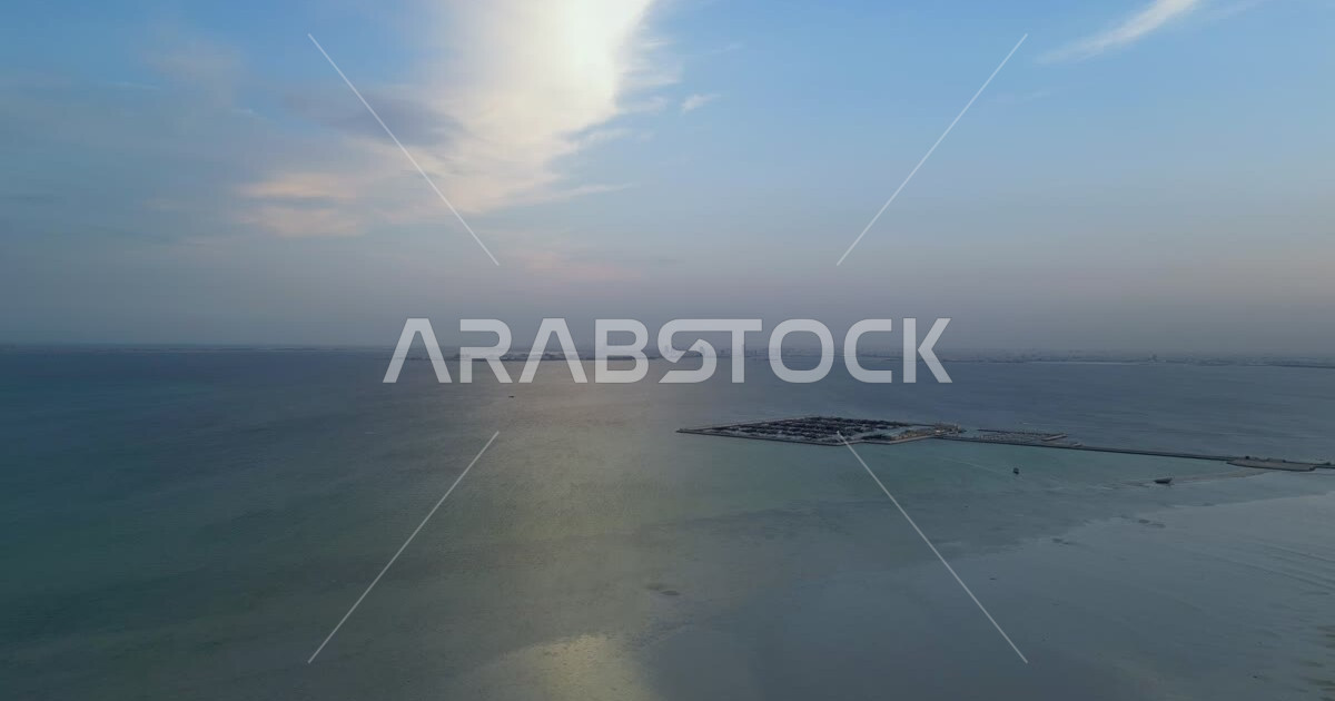 Famous coastal tourist attractions and places in Dammam, natural view ...