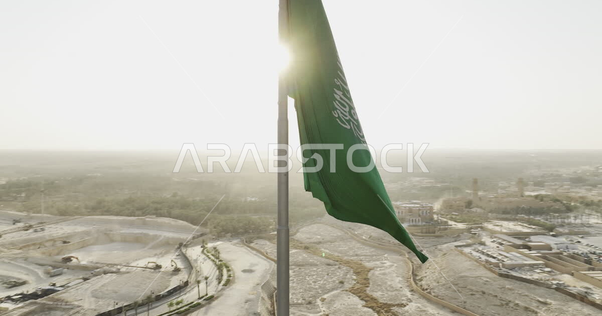 Famous tourist attractions, a close-up of the largest flagpole in the ...