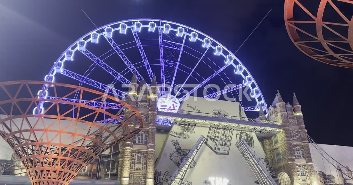 An entertainment amusement park at Boulevard World, Saudi Vision 2030 ...