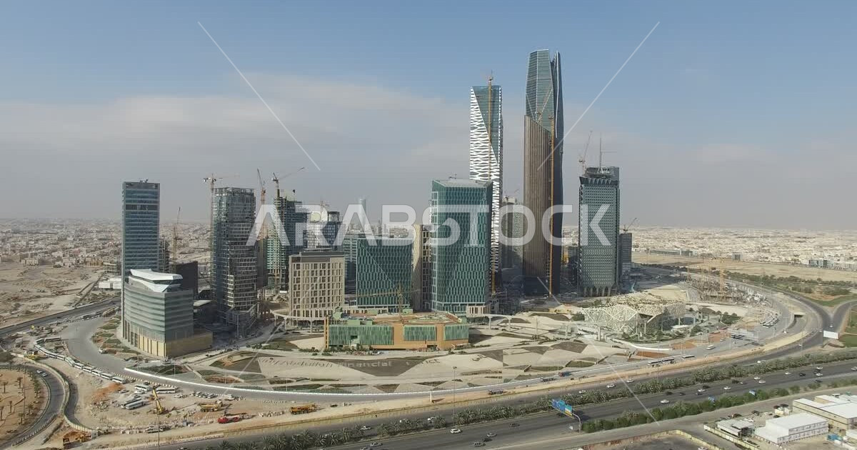 Advanced towers and skyscrapers, the Financial City in the Kingdom of ...