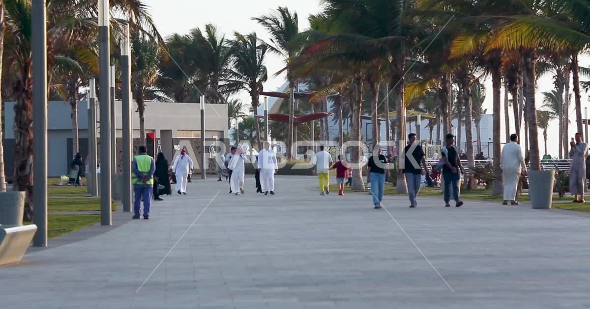 The waterfront in the Kingdom of Saudi Arabia, a group of Saudi Gulf ...