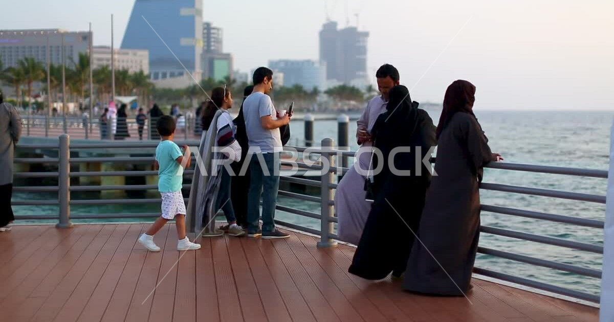 Tourist places and attracting visitors in Saudi Arabia, enjoying the ...