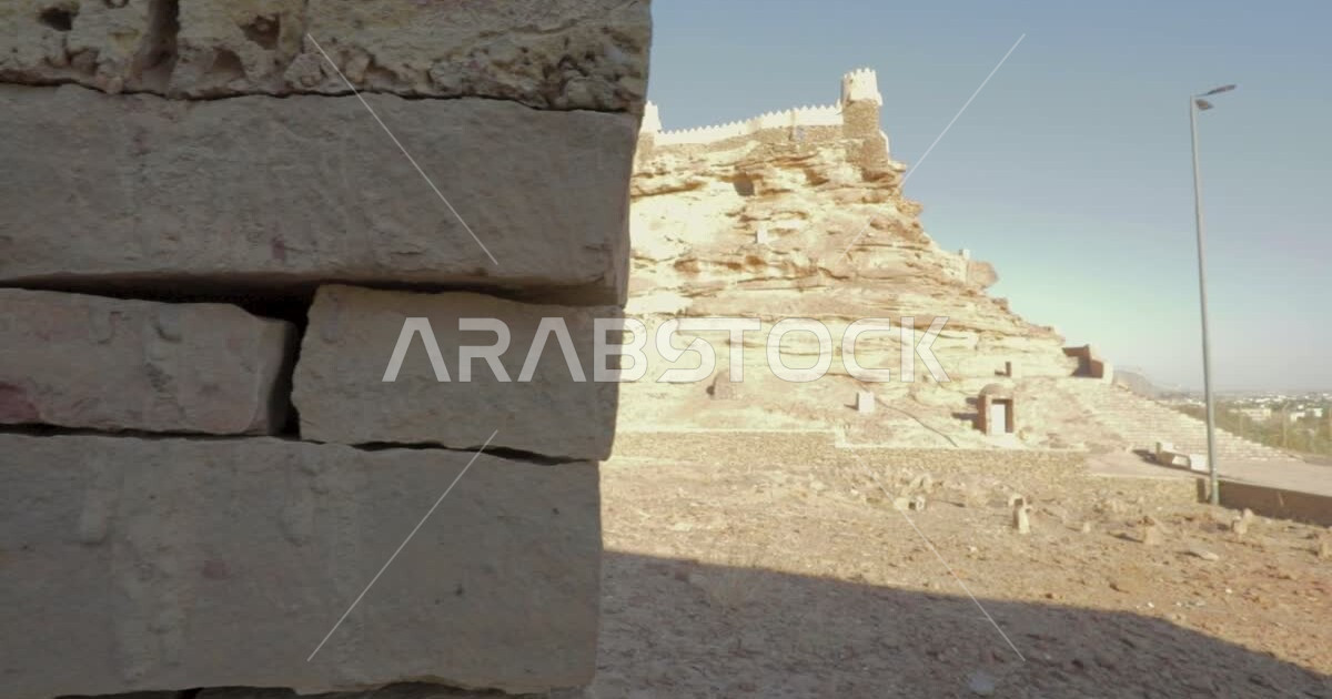 An impenetrable fortress and military facility on the heights of the Al ...