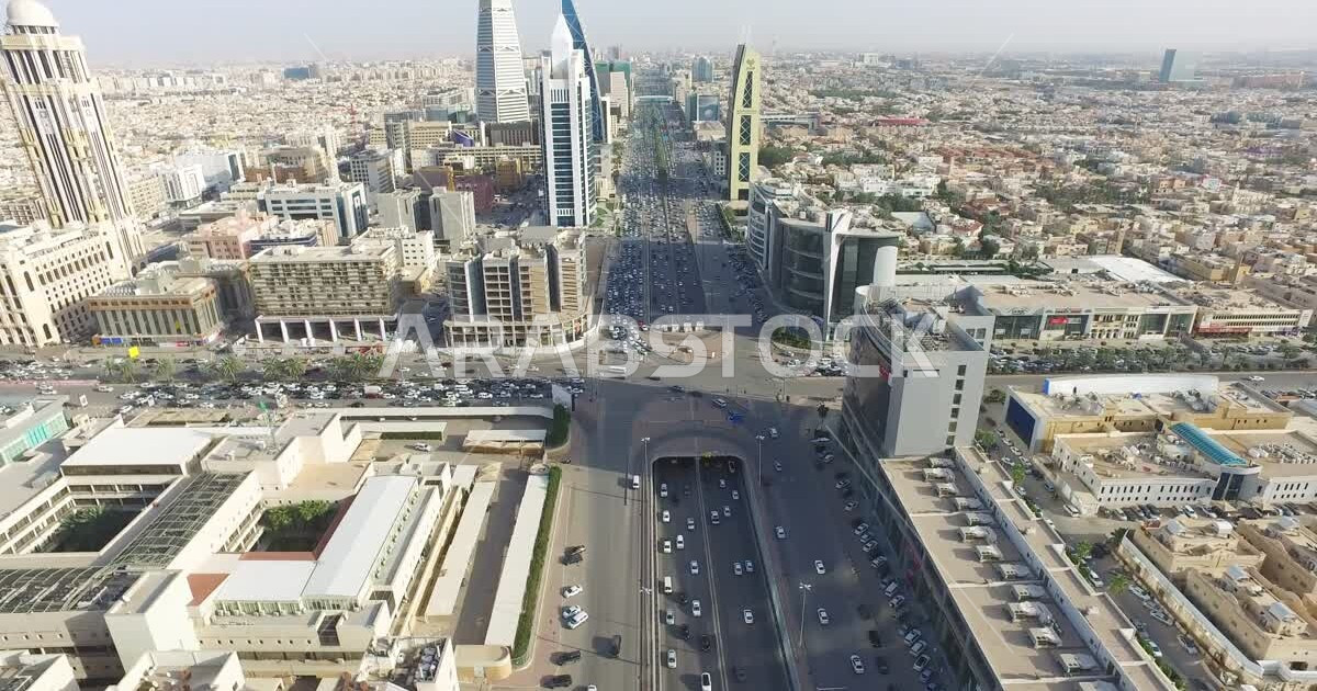 Towers and skyscrapers during the day in the Kingdom of Saudi Arabia ...