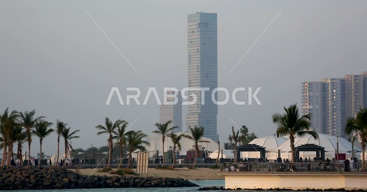 Architectural designs in the modern style of towers and skyscrapers ...